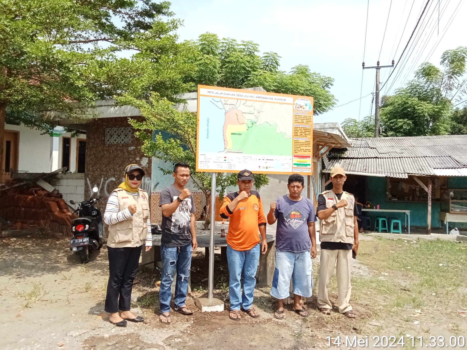 BNPB Jabar Pasang Peta Jalur Evakuasi Bencana Gempa dan Tsunami di ...